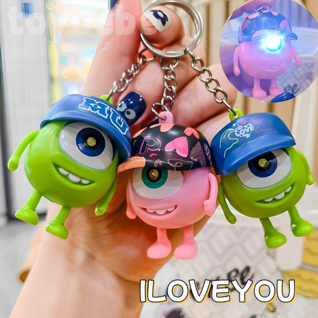 Jual [Versi audio] 2pcs LED I love you Mike Gantungan Kunci Gantungan ...