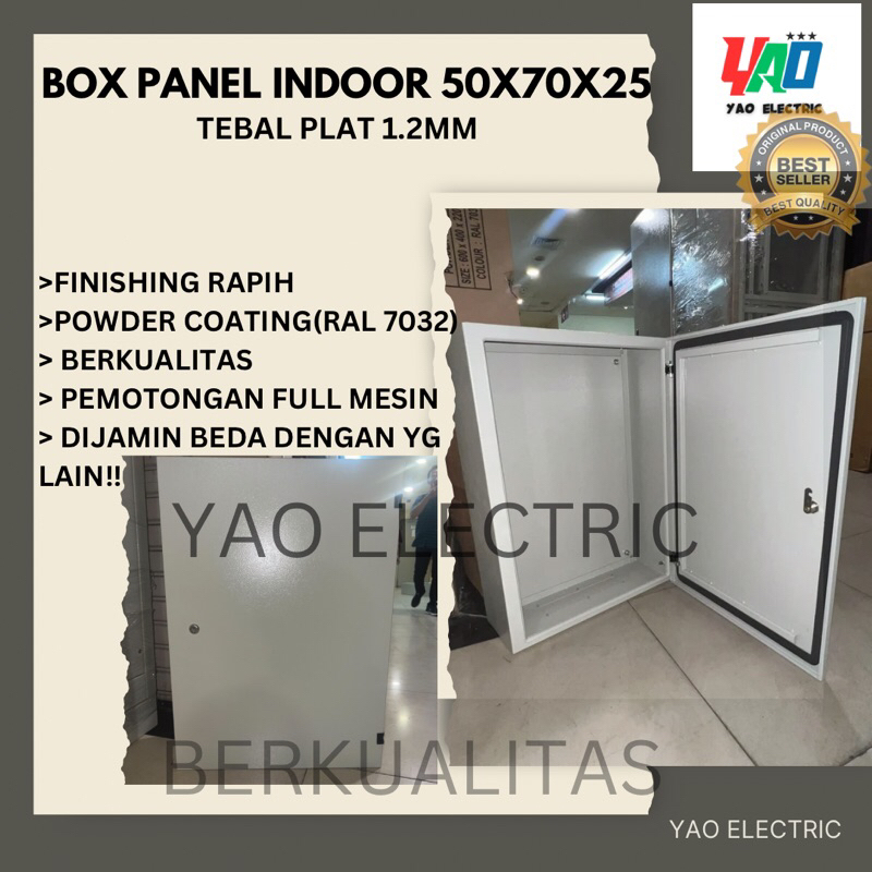 Jual Box panel listrik indoor 50x70x25 Tebal plat 1.2MM BERKUALITAS ...