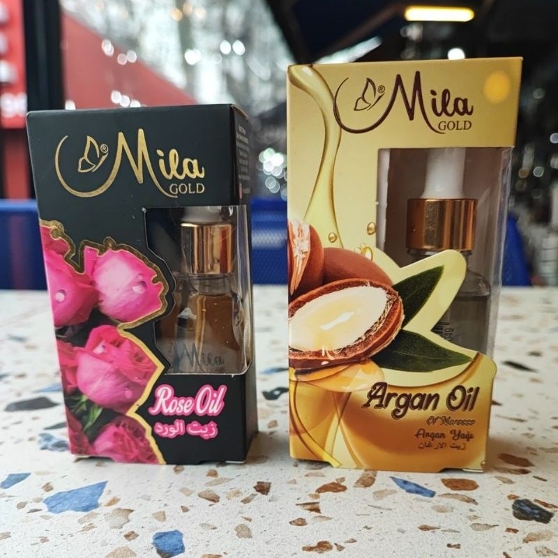 Jual oil argan dan oil rose dari Mila gold orginal turki harga satuan | Shopee Indonesia