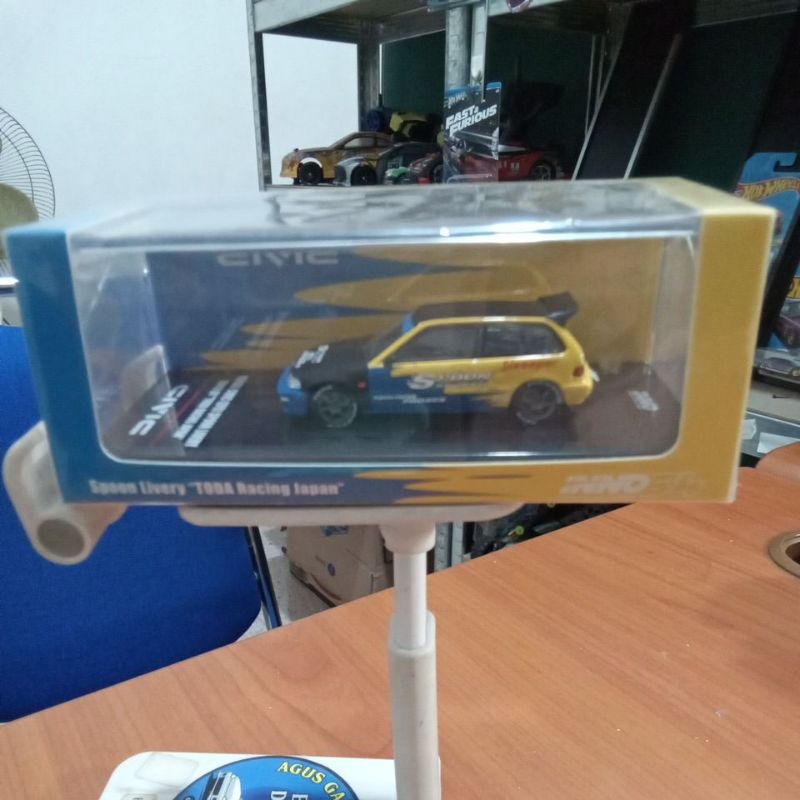 Jual INNO 64 HONDA CIVIC EF9 SPOON LIVERYTODA RACINB JAPAN SEALED ...
