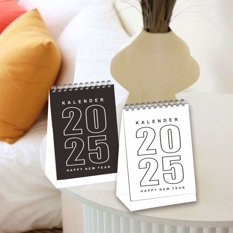 Jual KALENDER AESTHETIC A6 / KALENDER MINI HITAM PUTIH / KALENDER 2025 ...