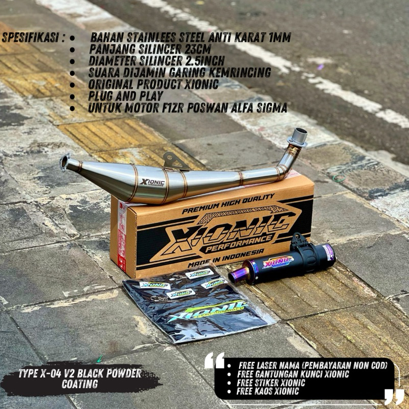 Jual Knalpot FIZ R F1ZR Force1 Poswan Alfa sigma Xionic Performance ...