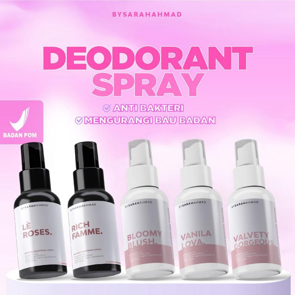 Jual NATURAL SPRAY DEODORANT BYSARAHAHMAD | Shopee Indonesia
