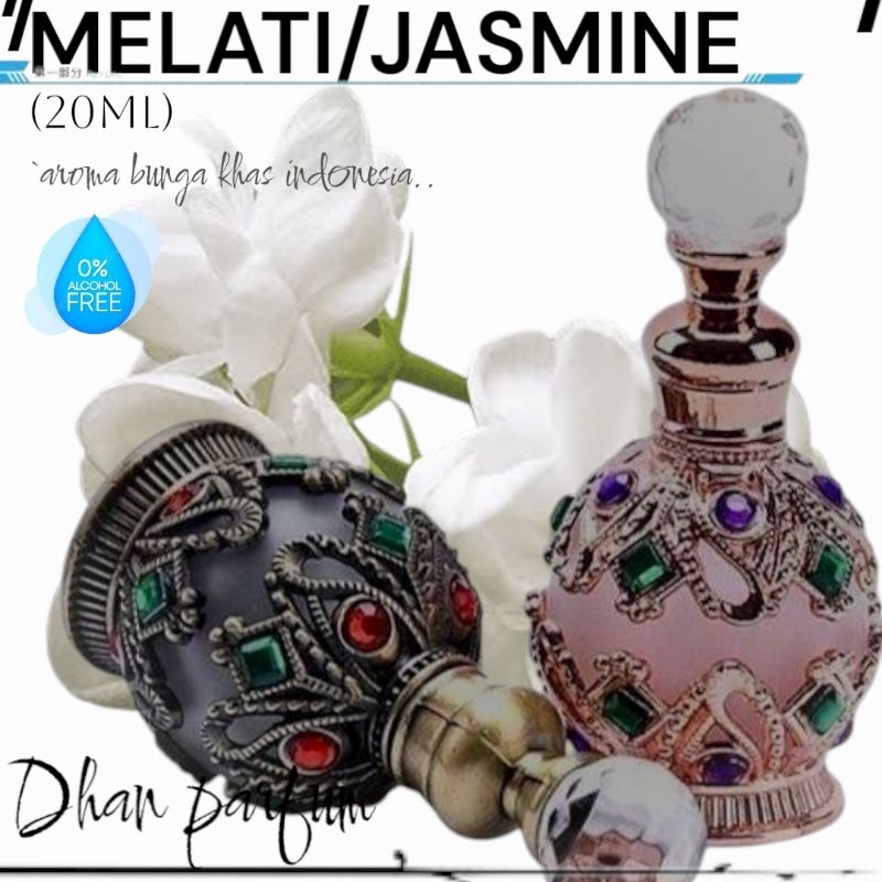 Jual MELATI/JASMINE(20 ml) non alkohol/parfum dengan aroma semerbak ...