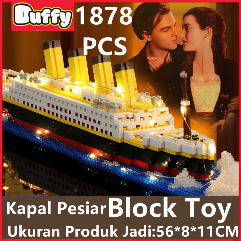 Jual Duffy toys 1878 Pcs Kapal Pesiar Block Toy / Kapal Pesiar Mainan ...