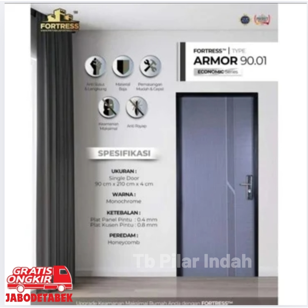 Jual PINTU BAJA FORTRESS TYPE ARMOR 90X210 | PINTU UTAMA | PINTU KAMAR ...