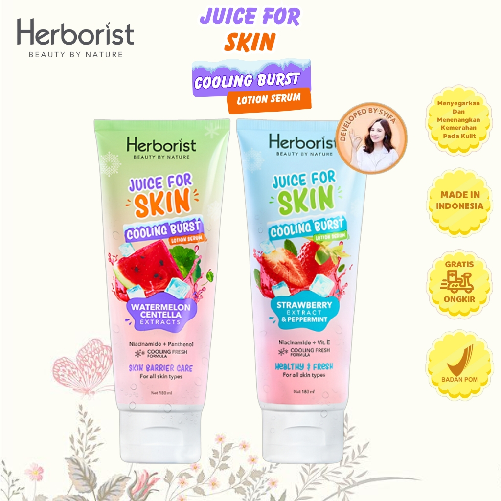 Jual HERBORIST Juice For Skin Cooling Burst Body Lotion Serum 180ml ...