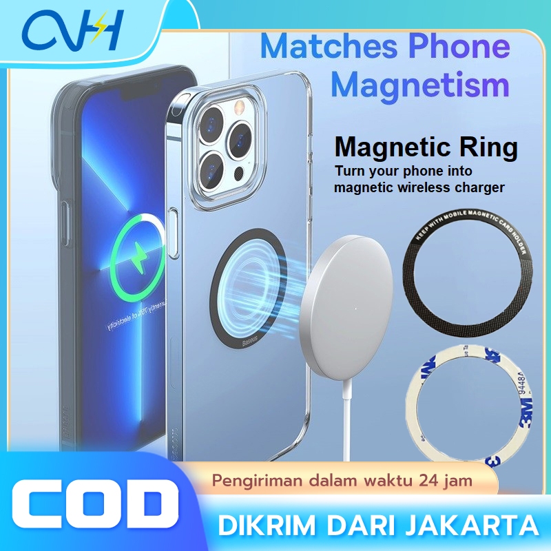Jual Stiker Magnetik Wireless Charging Universal Mag-Safe Wireless ...