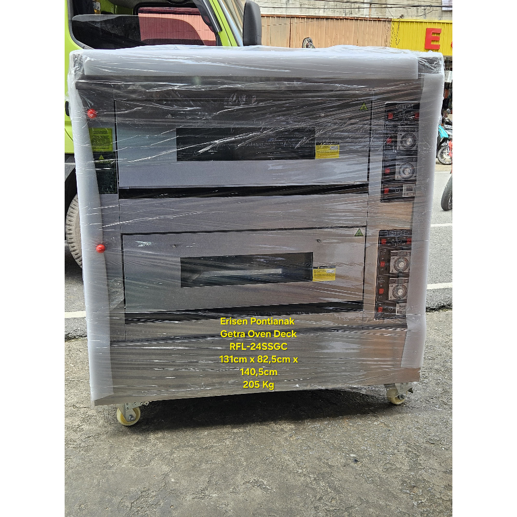 Jual GETRA OVEN GAS 2 DECK 4 TRAY RFL-24SSGC | Shopee Indonesia