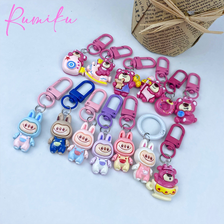 Jual Gantungan Kunci Desain Kartun Lucu Karakter Full Colour Keychain ...