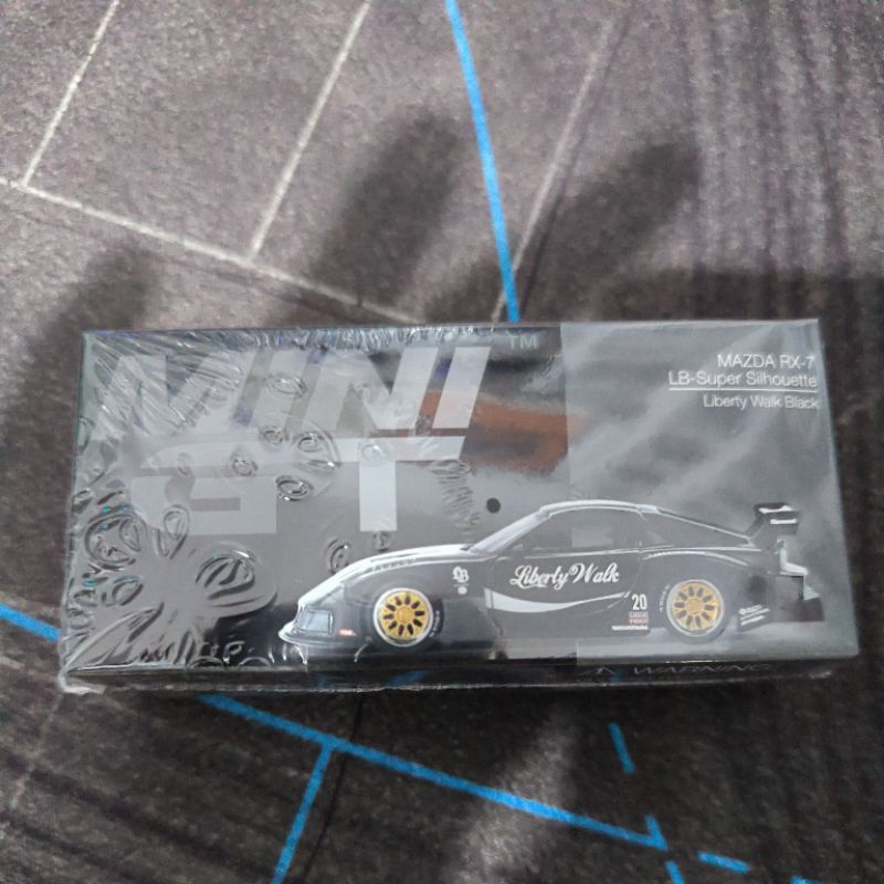 Jual Mini GT Mazda Rx7 lbwk hitam | Shopee Indonesia