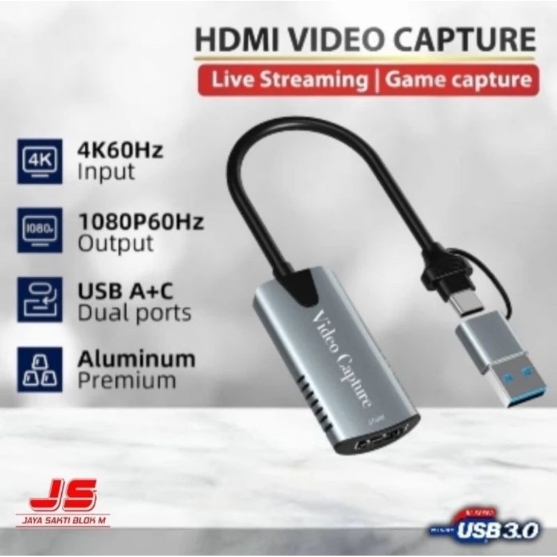 Jual Video Capture Card HDMI to USB 3.0/2.0 FullHD 4K for Live ...