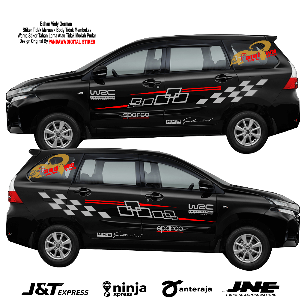 Jual Sticker Mobil Avanza List Cutting Sticker Mobil Custom Terbaru ...