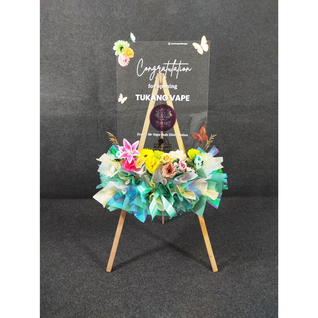 Jual PREMIUM FLOWER BOARD AKRILIK | Karangan Bunga Papan Minimalis ...