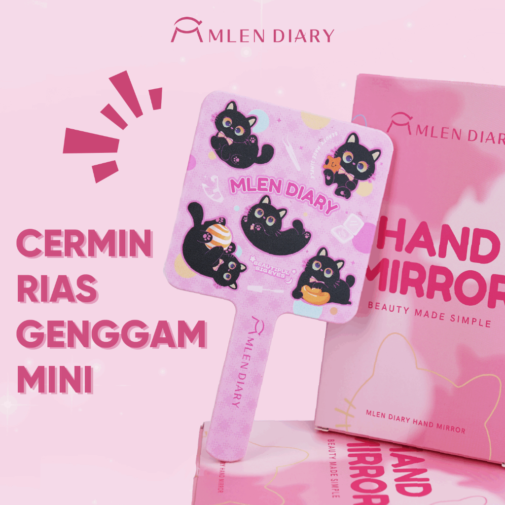 Jual MLEN DIARY Cermin Rias Kucing Mini, Cermin Ukuran Perjalanan Mini ...