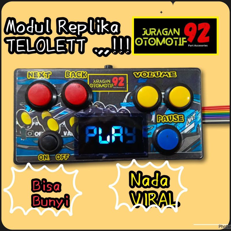 Jual modul replika basuri bisa bunyi nada viral telolet | Shopee Indonesia