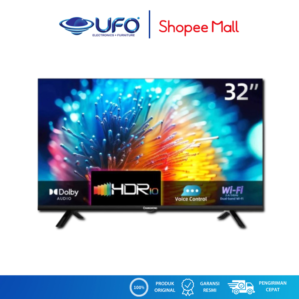 Jual Changhong 32 Inch Smart Google LED TV HD L32M91 | Shopee Indonesia