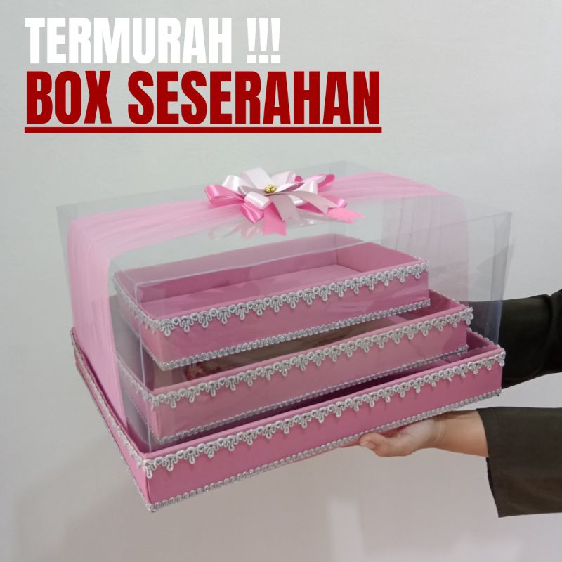 Jual KOTAK HANTARAN 1 SET BOX HANTARAN SESERAHAN PERNIKAHAN / KOTAK KADO | Shopee Indonesia