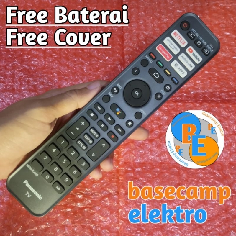 Jual Remote TV PANASONIC Android TV Original Asli Free Cover Free Batu ...