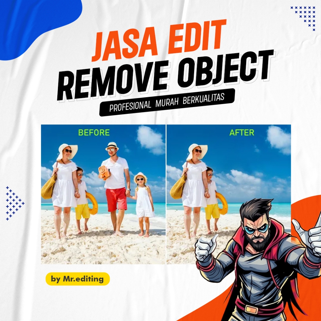 Jual Jasa Edit Foto Menghilangkan Objek / Orang / Benda / Background ...