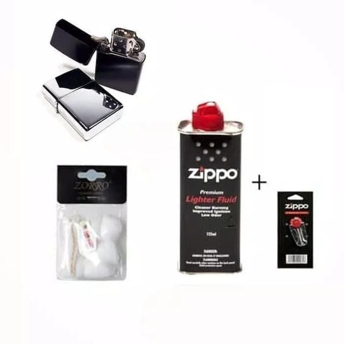 Jual Bisa COD - PROMO!!! Paket Lengkap Minyak Zippo Batu Zippo Dan ...