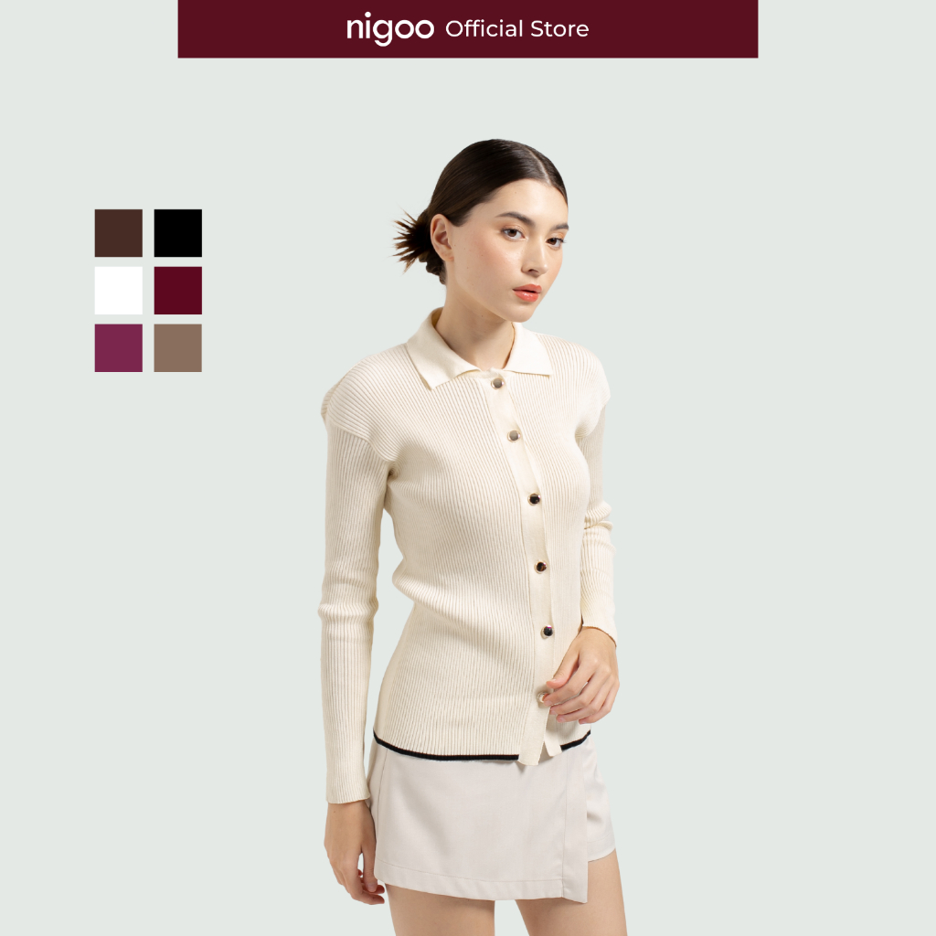 Jual NIGOO Elora Cardigan Knitwear Wanita | Shopee Indonesia