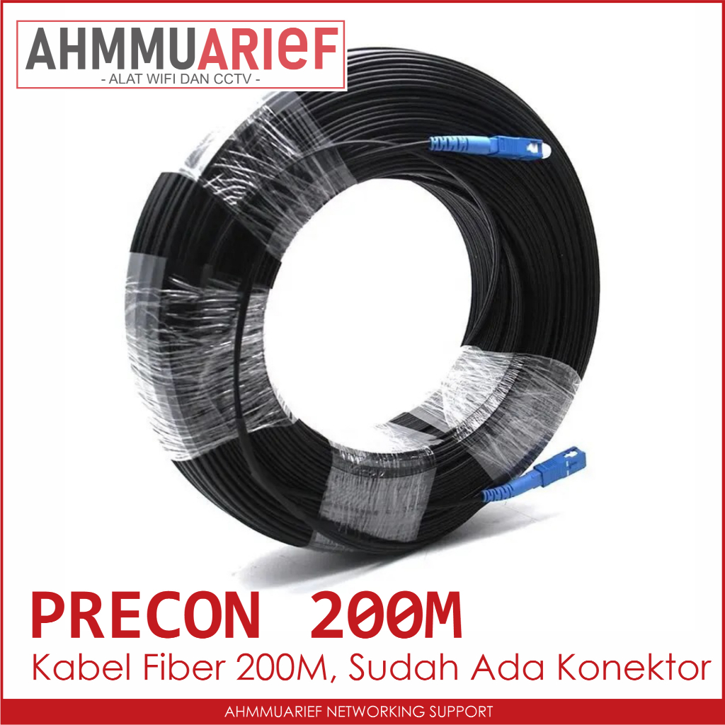Jual KABEL PRECON 200M 200 M METER FIBER OPTIK CABLE DROPCORE SM 1 CORE ...