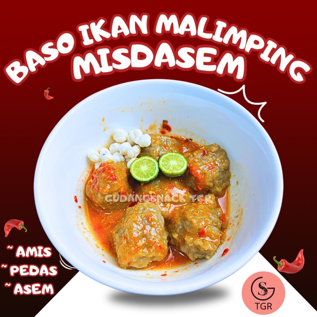 Jual Baso Ikan Malingping Sambal Misdasem (Amis Lada Asem) Kuah Kental ...