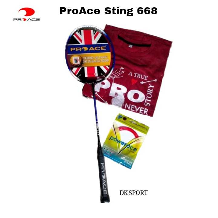 Jual RAKET PRO ACE STING 668 | RAKET BADMINTON | RAKET BULUTANGKIS ...