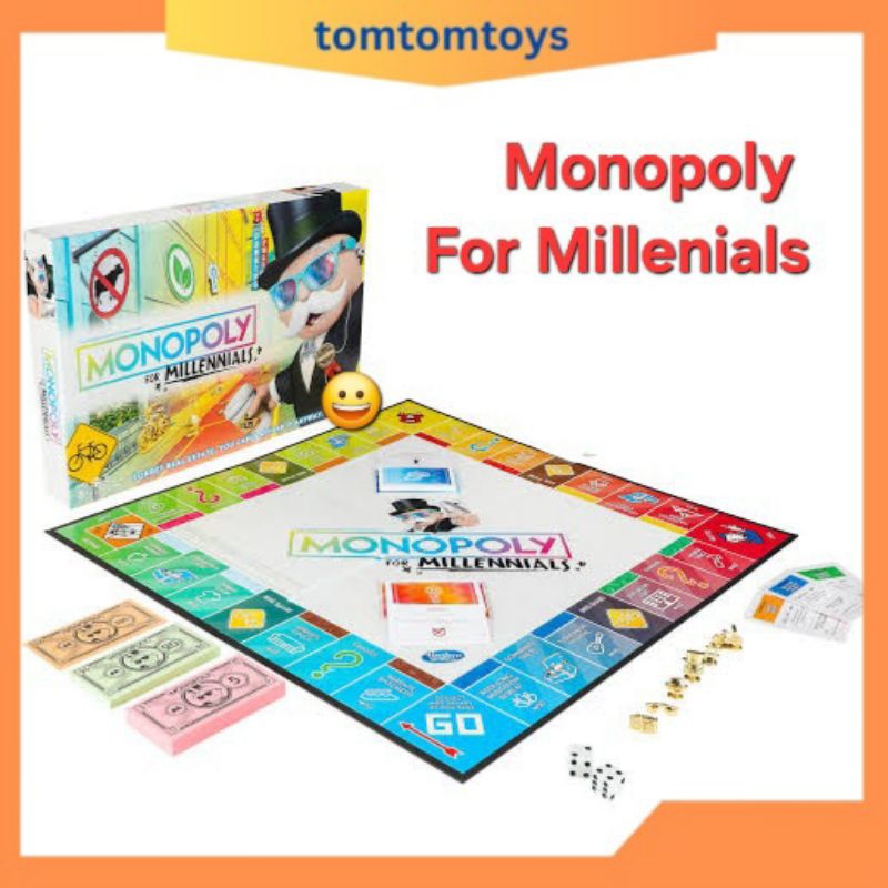 Jual MONOPOLY for Millennials Board Games Monopoli | Shopee Indonesia