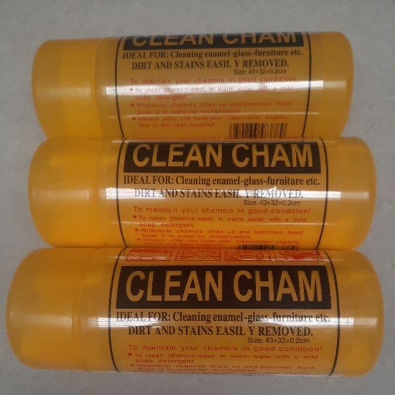 Jual Lap chamois kanebo clean cham 43x32x0.2cm | Shopee Indonesia