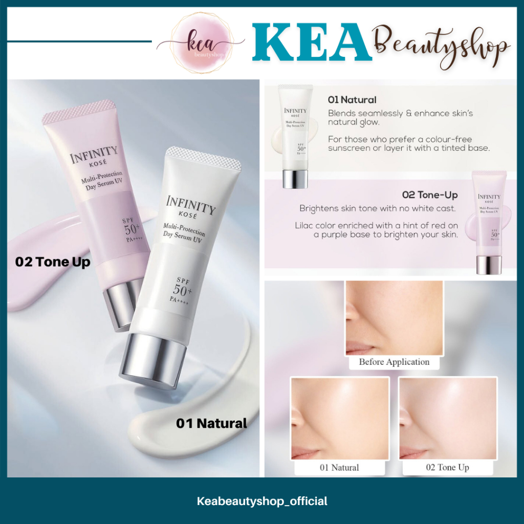 Jual KOSE INFINITY MULTI PROTECTION DAY SERUM UV SPF50 25ML | Shopee Indonesia