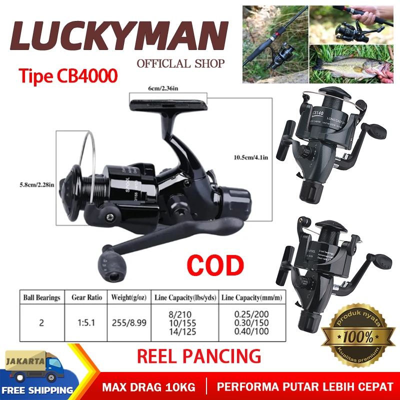 Jual 【Promosi】katrol pancing/kerekan pancing/Reel pancing 5-8KG reel ...