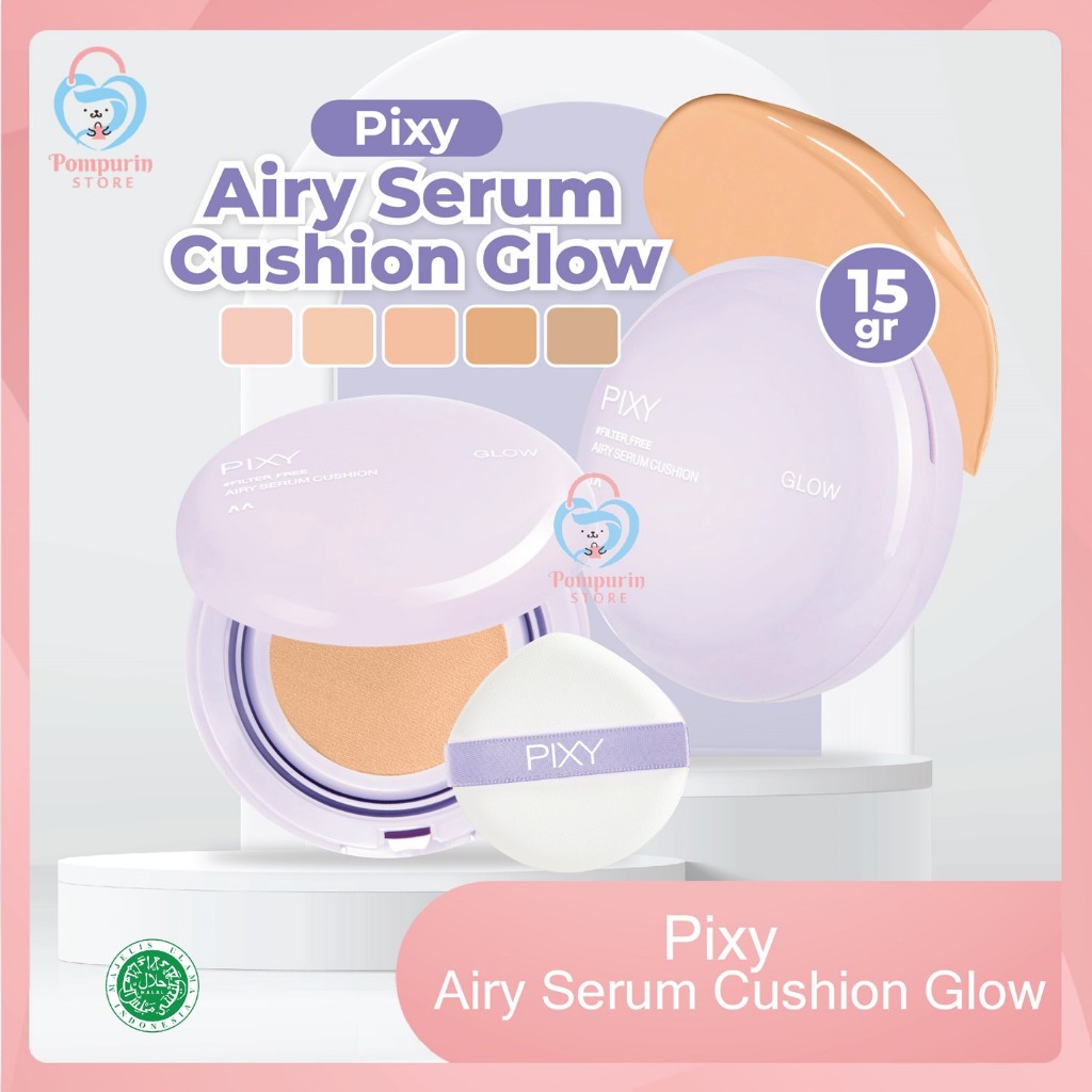 Jual PIXY Airy Serum Cushion Glow 15gr / Pixy Airy Serum Cushion Matte ...