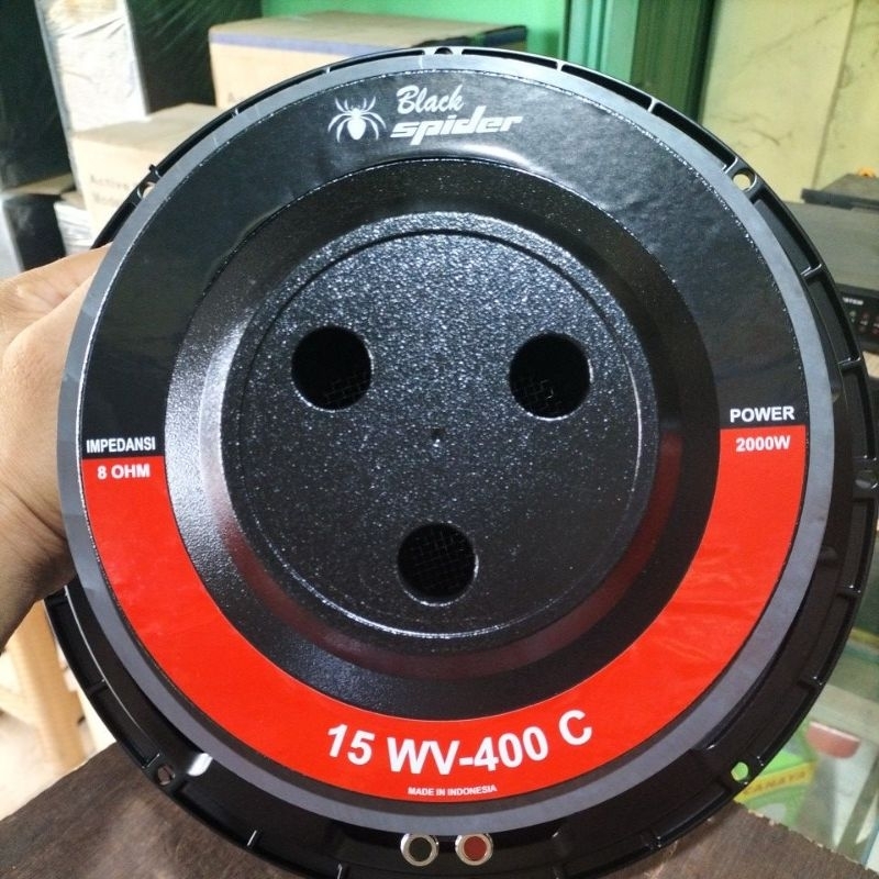 Jual SPEAKER 15 INCH SPEAKER BASS LOW SUBWOOFER BLACKSPIDER 15WV400 ...
