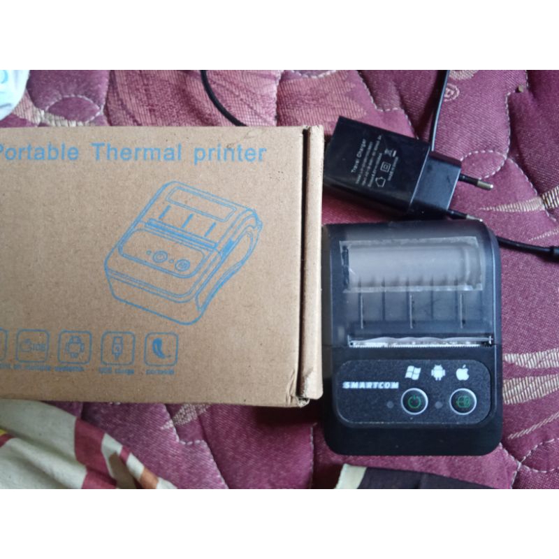 Jual SmartCom Portable Thermal Printer 58 MM (Second) | Shopee Indonesia