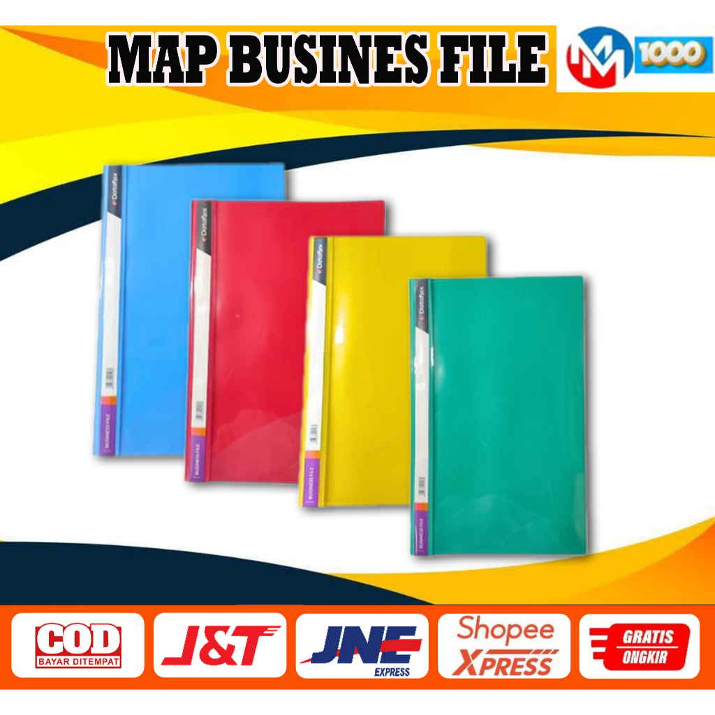 Jual Map Snel / Map Business File / Map plastik F4 Polos 4 warna ...