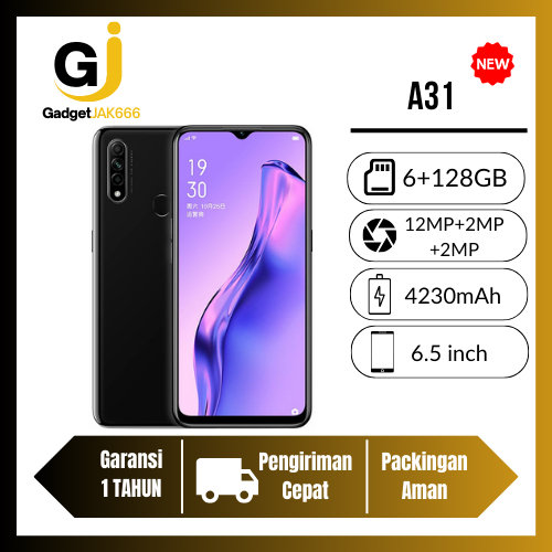 Jual Hp OPPO A31 RAM 8 | 256GB Ukuran Layar 6.5inch Garansi 1 Tahun ...