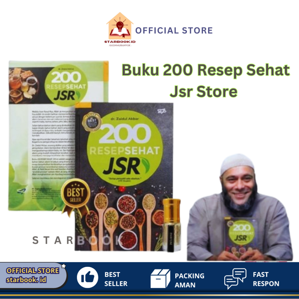 Jual Buku 200 Resep Sehat JSR ORIGINAL FULL COLOR dr Zaidul Akbar | Shopee Indonesia
