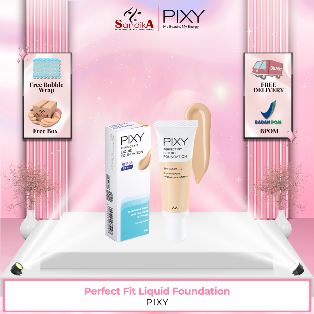 Jual PIXY Perfect Fit Liquid Foundation SPF 35 PA+++ 20 ml | Shopee ...