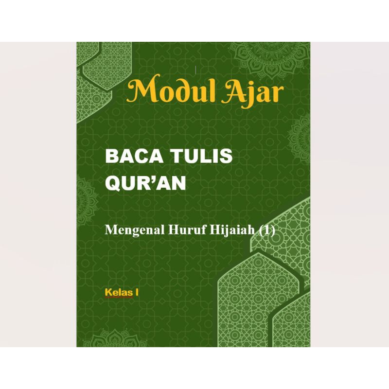 Jual MODUL AJAR BTQ SD MI kelas 1 sampai 6 Baca Tulis Qur'an | Shopee ...