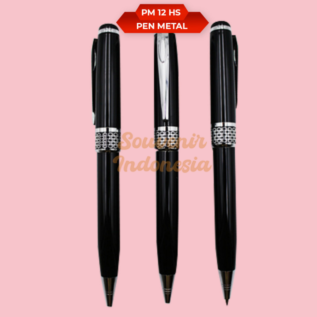 Jual Pen Metal Pulpen Stainless Besi Custom Grafir Logo Nama Ballpoint ...