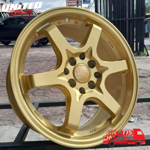 Jual VELG MOBIL AVANZA XENIA SIGRA LIVINA RING-16 STY HSR R16X7 LOBANG 4 ET42 GOLD GRATIS ONGKIR ...