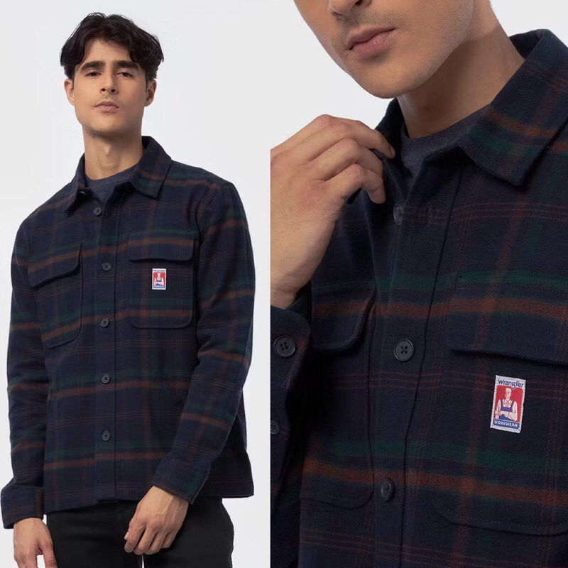 Jual JAKET FLANEL WRGR BLAZE S01P24 | Shopee Indonesia