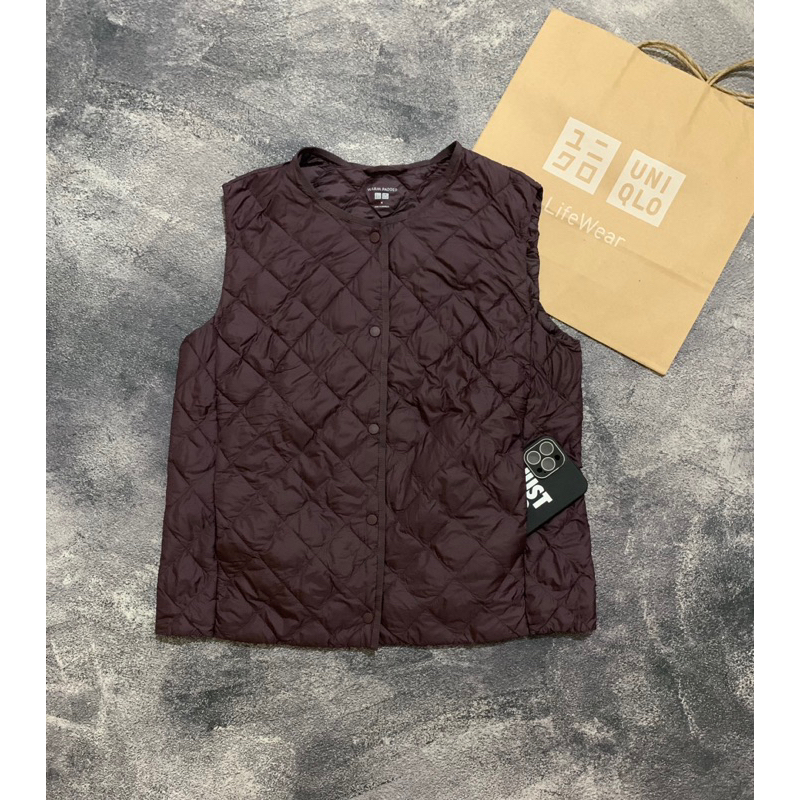 Jual Rompi Vest Uniqlo Warm Padded Puffer | Shopee Indonesia