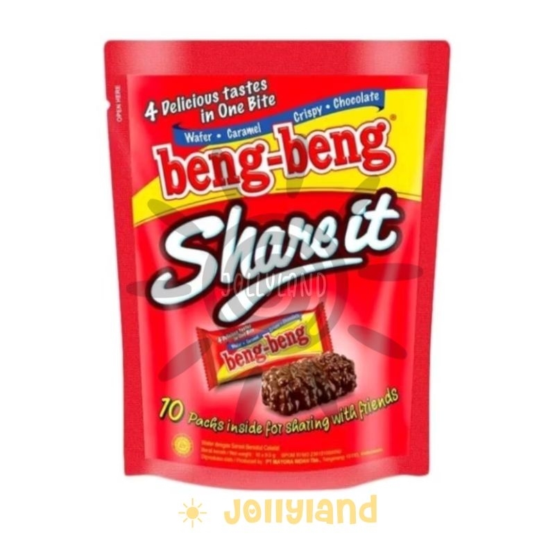 Jual Beng-beng Share It 95gr (ISI 10 × 9.5gr) BT21 / Original | Shopee ...