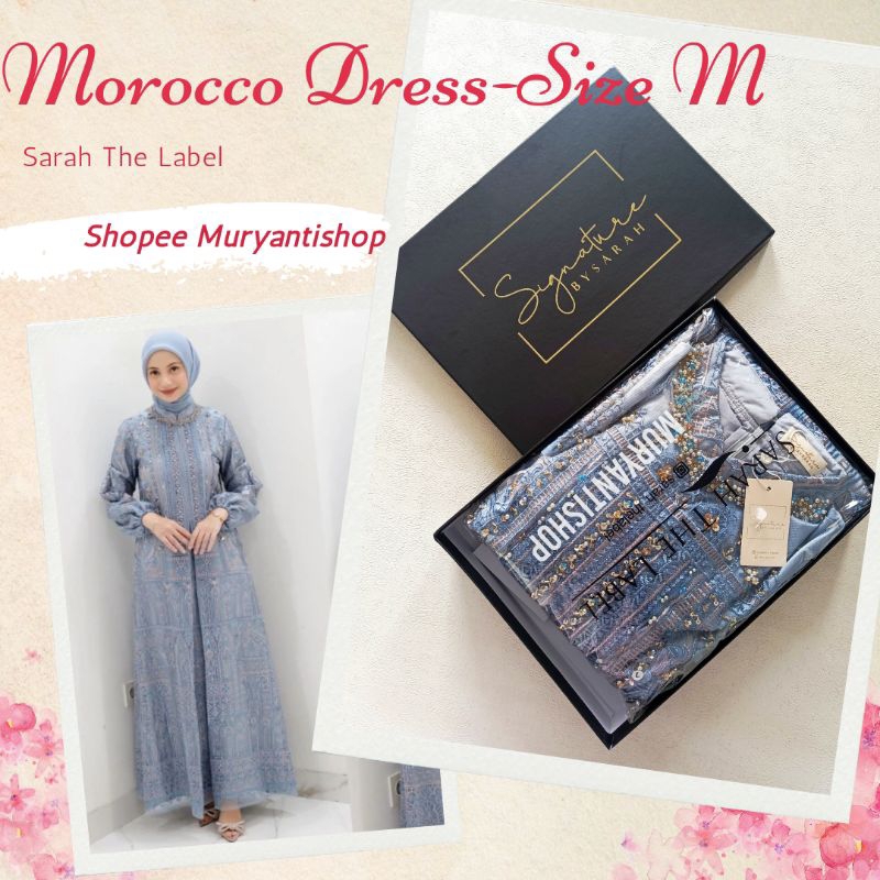 Jual SARAH THE LABEL STL Morocco Dress - SIGNATURE BY SARAH | Shopee ...