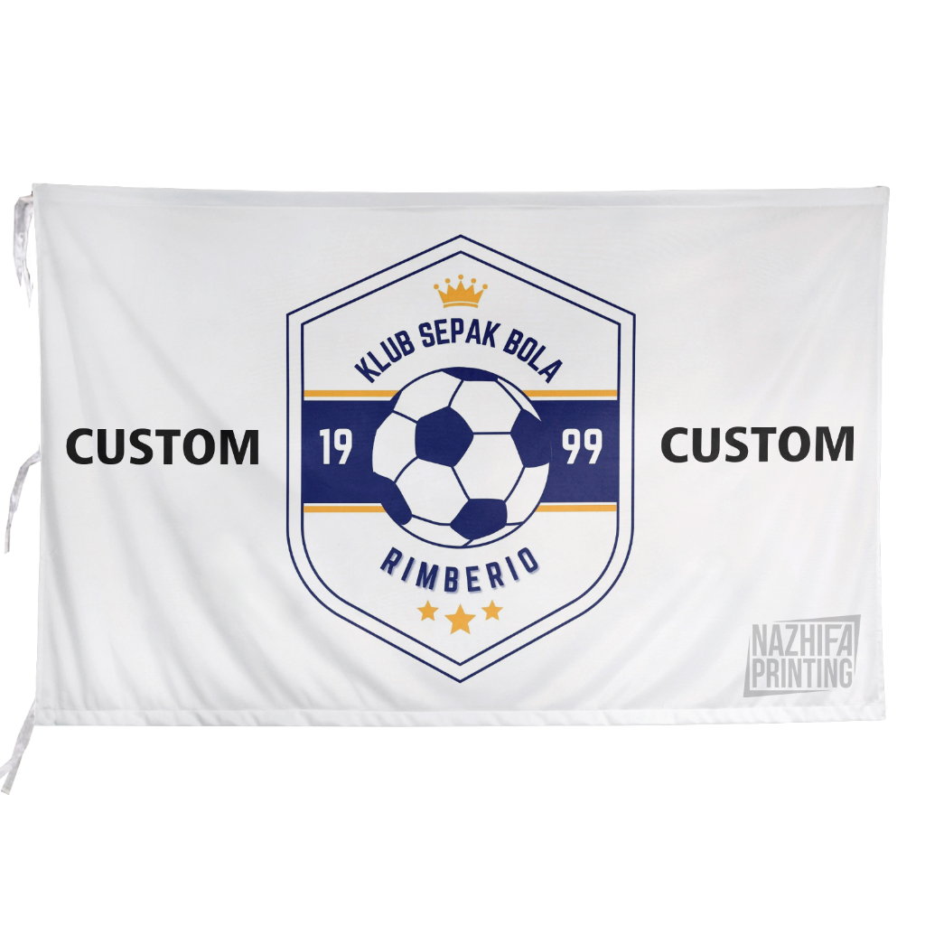 Jual Nazhifa Printing - Bendera Futsal Custom Logo,Bendera Club Sepak ...