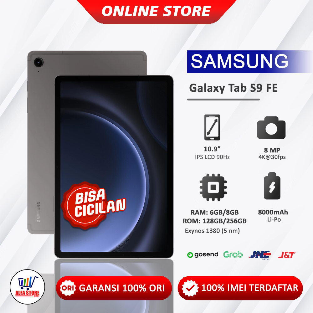 Jual Samsung Galaxy Tab S9 FE 5G RAM 6/128 GB & Galaxy Tablet S9 FE ...