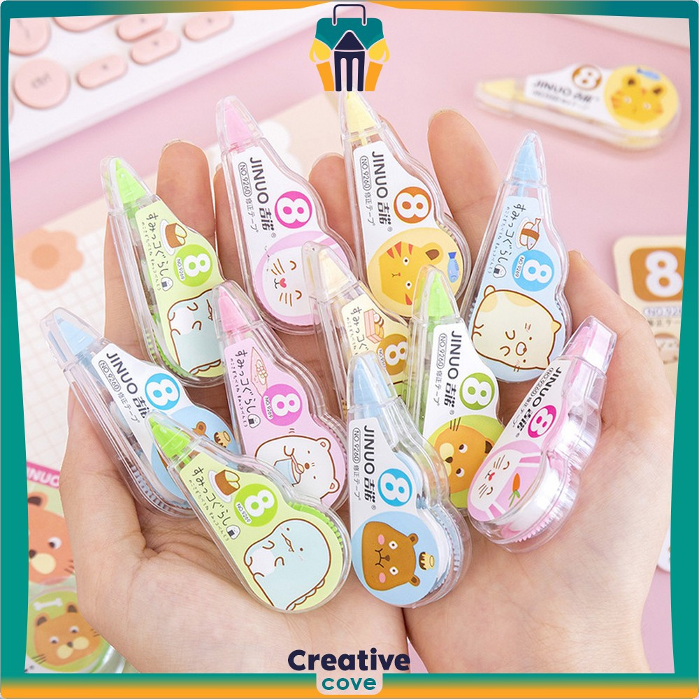 Jual Tipex Roll Kertas Perlengkapan Creative Cove Karakter Hewan / Tipe ...